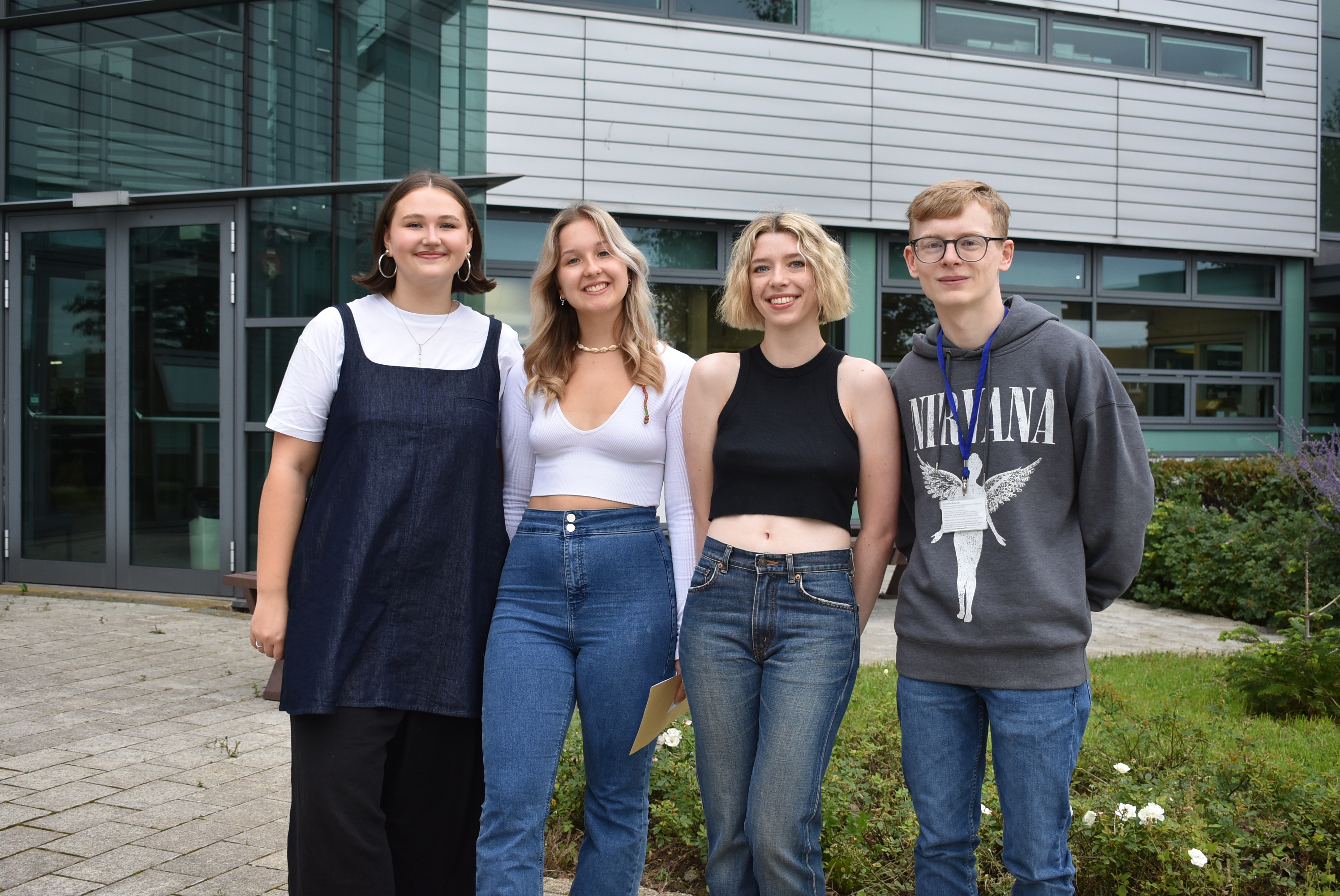Results day celebrations at Bede | Bede Sixth Form College