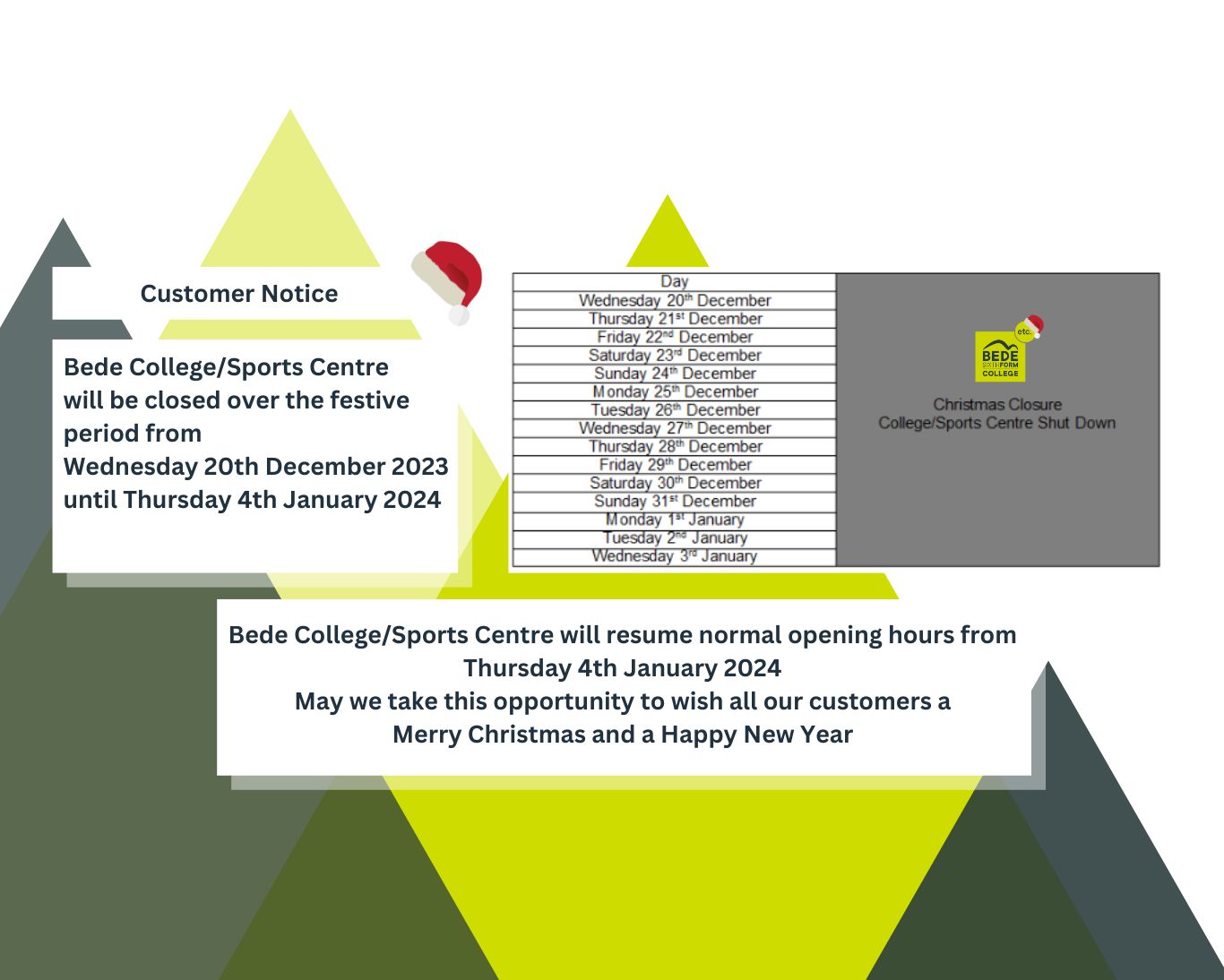 BEDE Sports Centre | Bede Sixth Form College